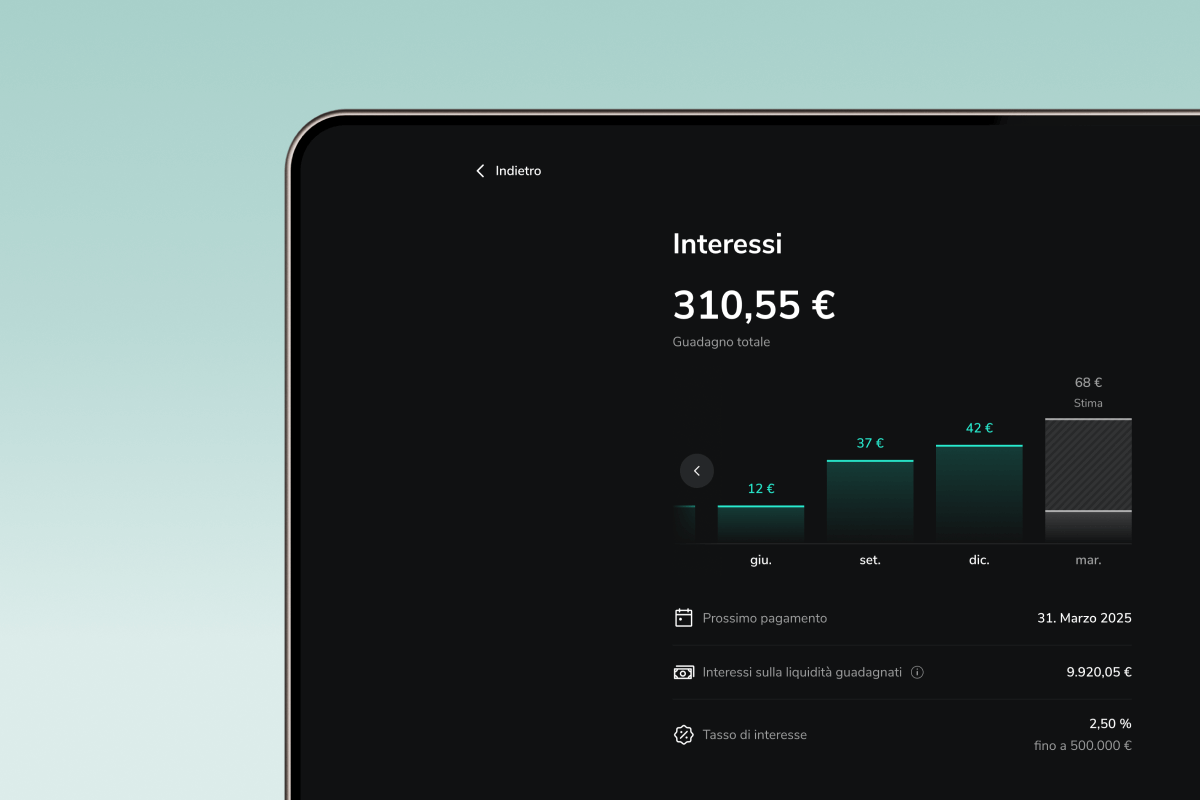 Più informazioni con la sezione Saldo aggiornata | Scalable Capital